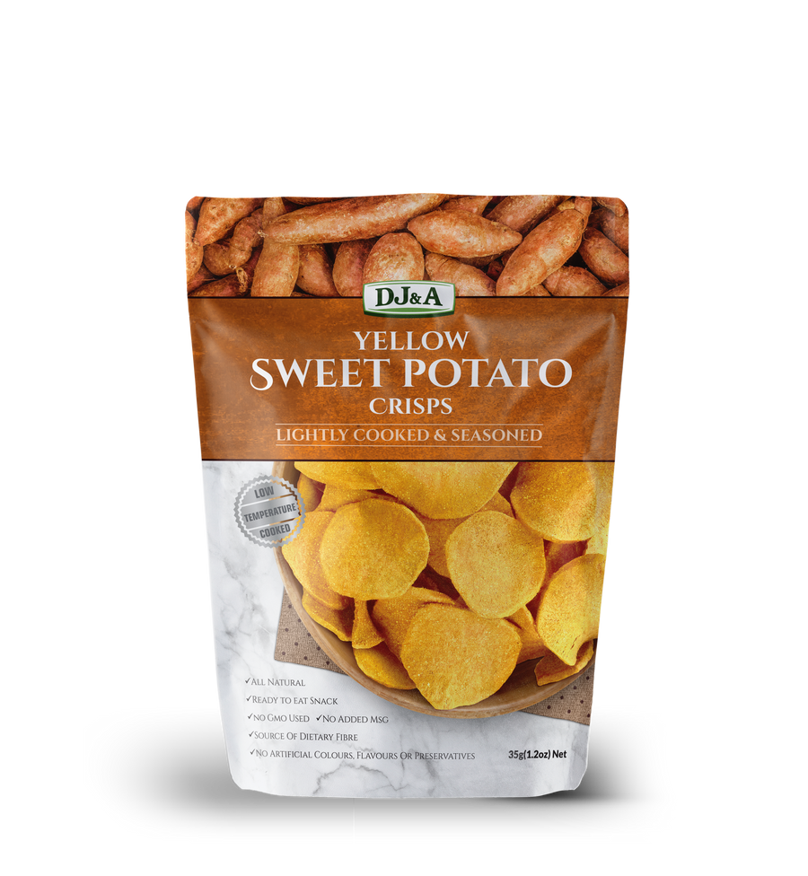Yellow Sweet Potato Crisps 35g – DJ&A Products SG